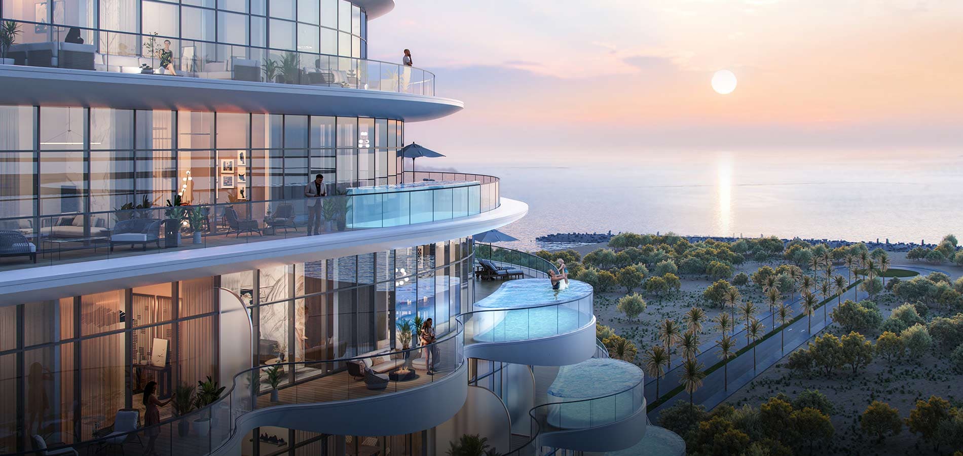 Aqua Arc at Al Marjan Island, Sea View Luxury Apartments